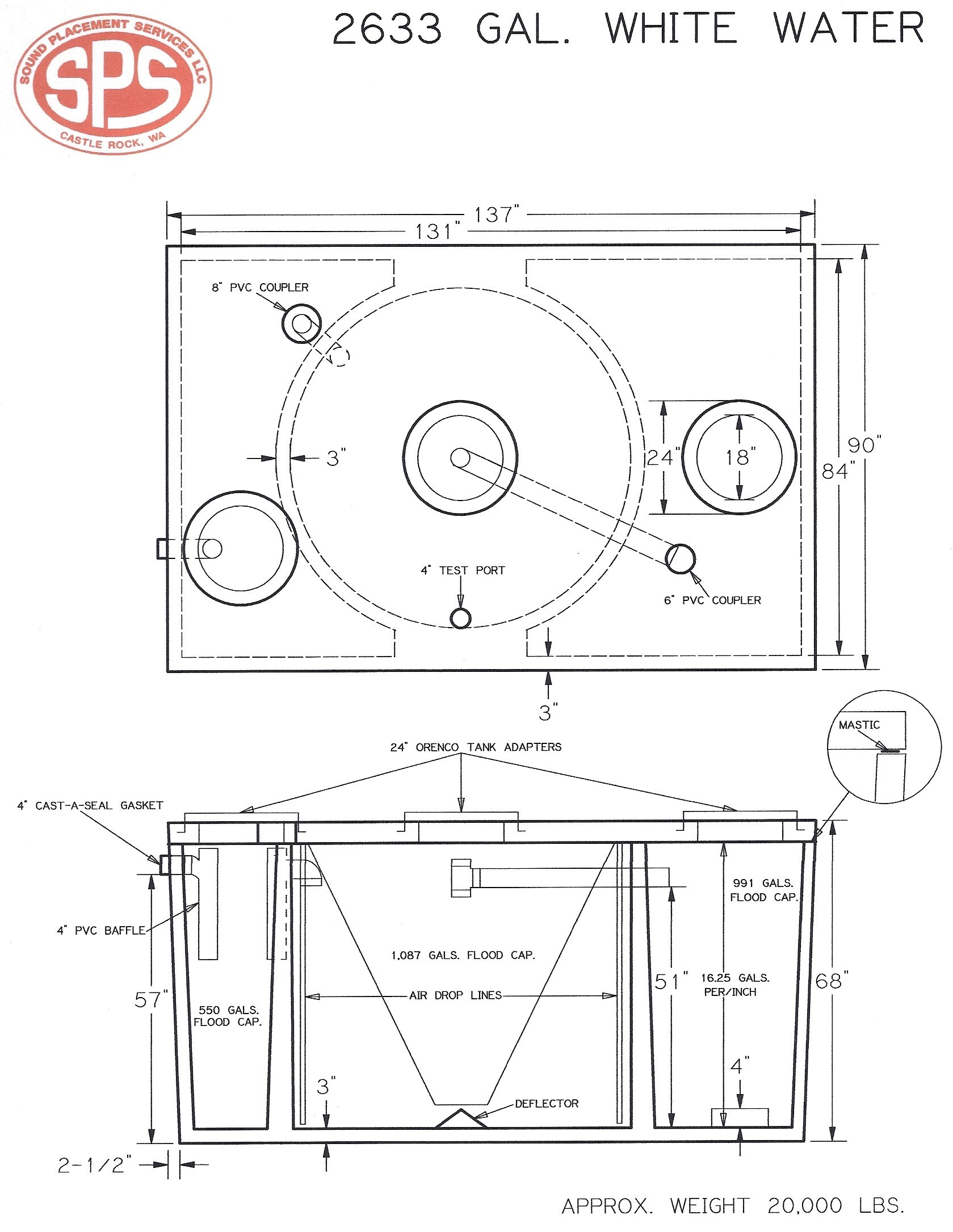 Septic Tank Drawings - Sound Placement Services L.L.C